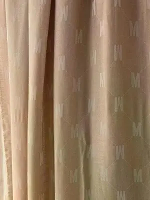 Moschino Logo-monogram Frayed-edge Scarf