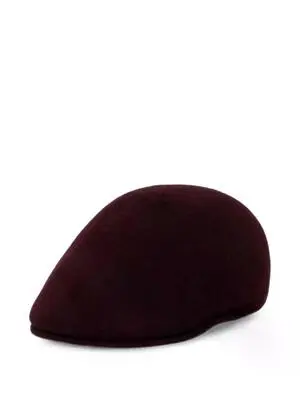 KANGOL Felt Flat Cap - Red