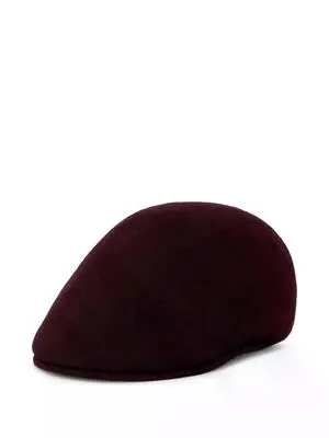 KANGOL Felt Flat Cap - Red