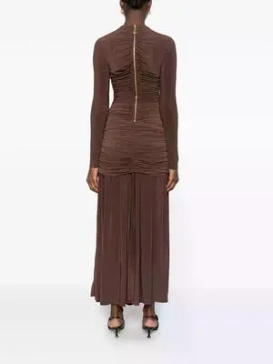 Aje Selah Gathered Jersey Maxi Dress
