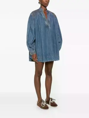 Aje Viva Denim Mini Dress
