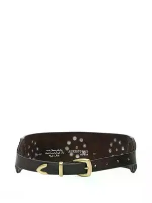 ALBERTO LUTI Embellished Belt - Brown
