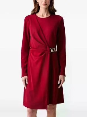 Joseph Ribkoff Chain-detail Draped Mini Dress