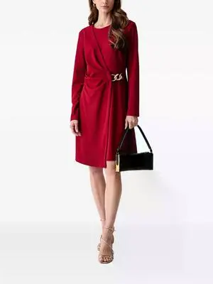 Joseph Ribkoff Chain-detail Draped Mini Dress