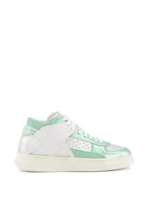 RUN OF Mid Metal Sneakers - Green