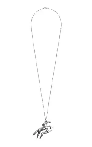 Khaite Chase Pendant - Silver