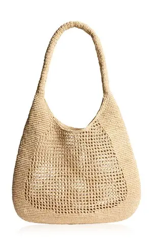 Khaite Joan Large Raffia Hobo