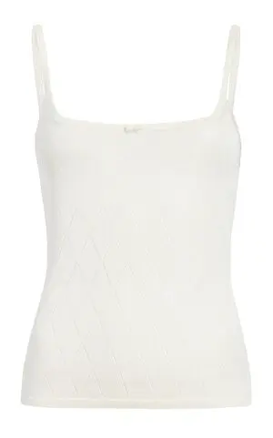 Khaite Wendi Scoop-neck Tank Top - Ivory