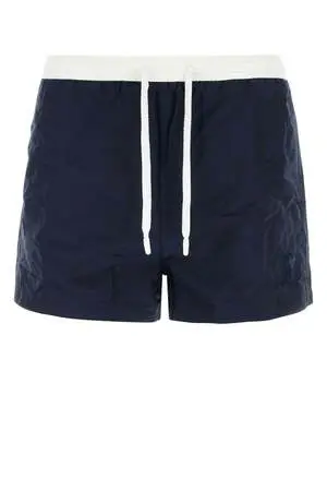 AMI Paris Polyester Swim Shorts With Lined Construction