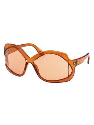 TOM FORD Ft0903 Sunglasses Shiny Dark Brown / Brown - Default
