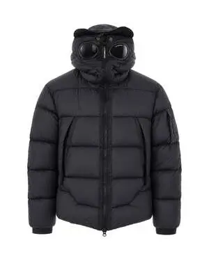C.P. COMPANY C. P. Company Goggle Hood Puffer Jacket - Total Eclipse