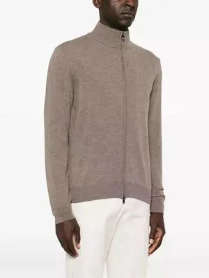 Corneliani Zip-up Knitted Sweater