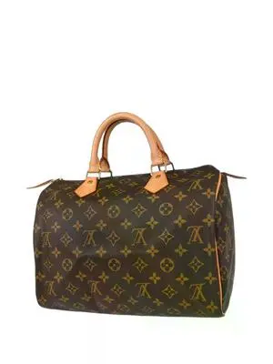LOUIS VUITTON 30 Speedy Monogram Handbag - Brown