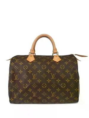 LOUIS VUITTON 30 Speedy Monogram Handbag - Brown