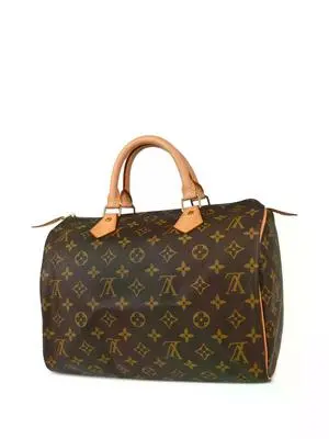 LOUIS VUITTON 30 Speedy Monogram Handbag - Brown