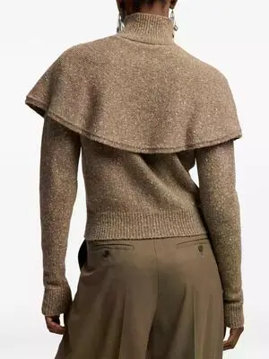 Ralph Lauren Cape-overlay Cardigan