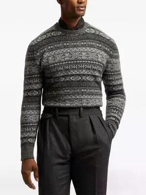 Ralph Lauren Purple Label Fair Isle Sweater