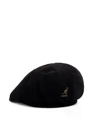 KANGOL Corduroy Flat Cap - Black