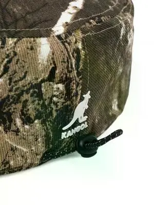 KANGOL Camouflage-print Logo-embroidered Cap