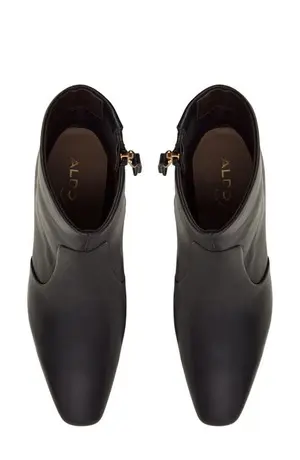 Aldo Frannie Leather Bootie - Black