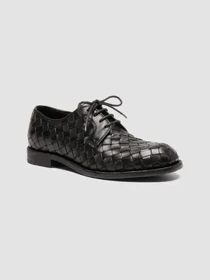 Officine Creative Rugged 007 Derby Shoes - Black