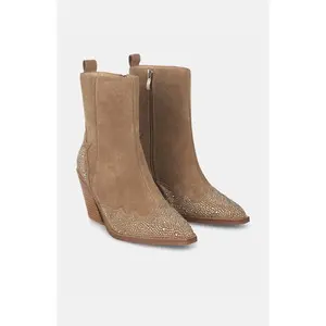 ALMA EN PENA Ankle Boot Toe Details - Vison