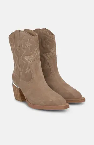 ALMA EN PENA Low Heel Ankle Boot Vison