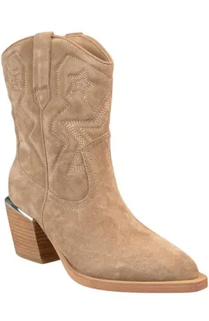 ALMA EN PENA Low Heel Ankle Boot - Vison