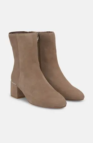 ALMA EN PENA Mini Heel Ankle Boot - Vison