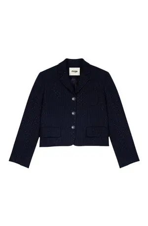 Maje Cropped Suit Jacket