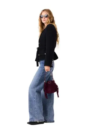 Maje Mid-length Double-breasted Jacket