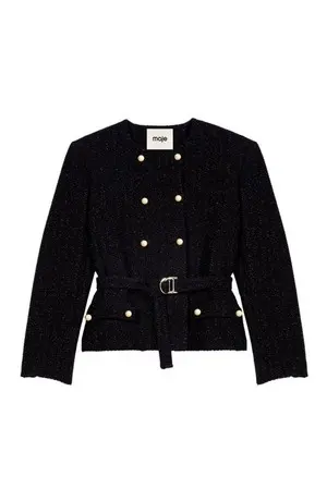 Maje Mid-length Double-breasted Jacket
