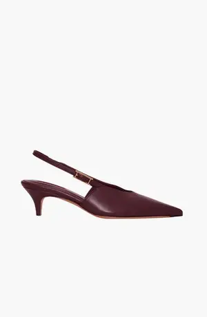 ANINE BING Nelly Slingback Buckle - Fig