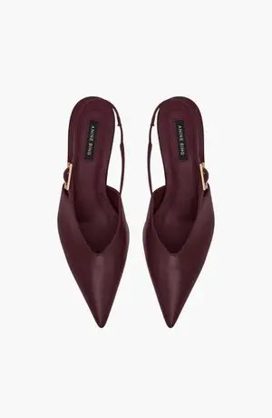 ANINE BING Nelly Slingback Buckle