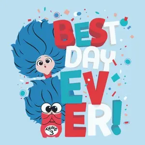 THE CAT IN THE HAT Best Day Ever Short Sleeve T-shirt