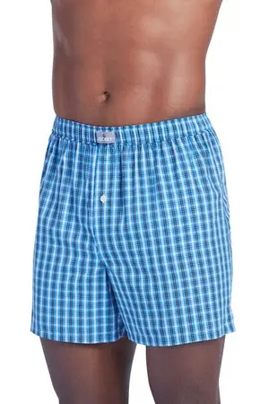 JOCKEY 100% Cotton Woven 5" Boxer - Baxter Light Blue