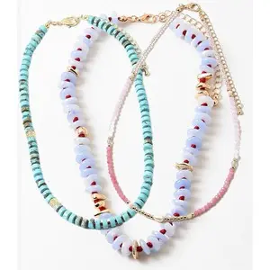ERIN MCDERMOTT JEWELRY Golden Days Necklace Bundle - Blue