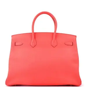 Hermès Birkin Handbag Epsom With Gold Hardware 35 - Pink