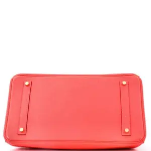Hermès Birkin Handbag Epsom With Gold Hardware 35 - Pink