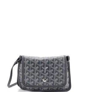 Goyard Plumet Clutch Wallet Coated Canvas - Grey
