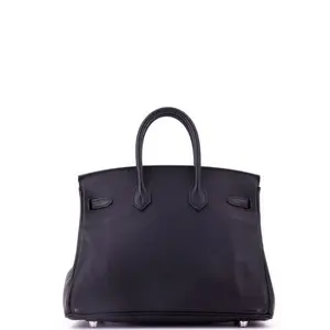 Hermès Birkin Handbag Swift With Palladium Hardware 25