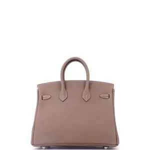 Hermès Birkin Handbag Togo With Palladium Hardware 25 - Grey