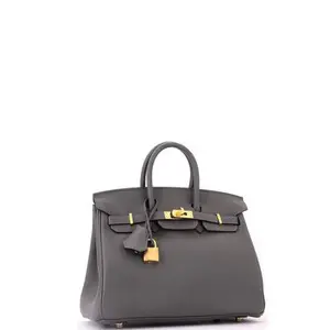 Hermès Birkin Handbag Swift With Gold Hardware 25