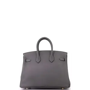 Hermès Birkin Handbag Swift With Gold Hardware 25