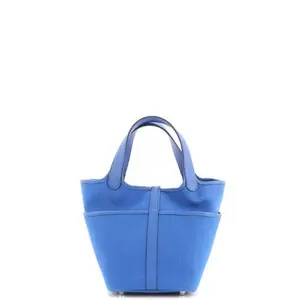 Hermès Cargo Picotin Lock Bag Canvas And Swift Pm