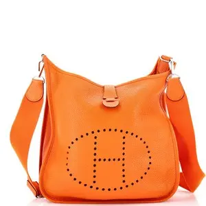 Hermès Evelyne Bag Gen Iii Clemence Gm Orange