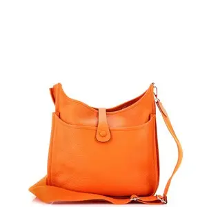 Hermès Evelyne Bag Gen Iii Clemence Gm - Orange