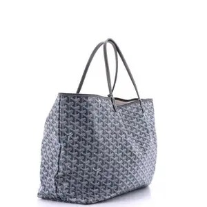 Goyard Saint Louis Tote Coated Canvas Gm - Grey