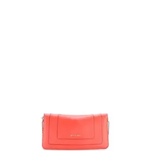 BVLGARI Serpenti Forever Chain Clutch Leather