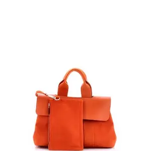 Hermès Valparaiso Bag Toile And Leather Pm
